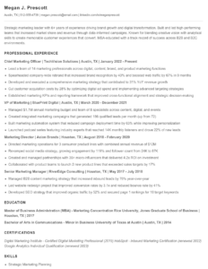 Chief Marketing Officer Resume Examples & Templates 2025 - Resume.AI