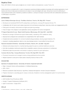 Co-op Student Resume Examples & Templates 2025 - Resume.AI
