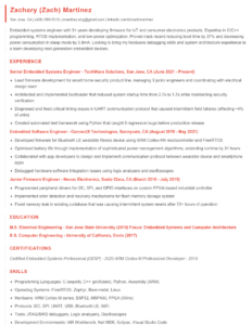 Embedded Systems Engineer Resume Examples & Templates 2025 - Resume.AI