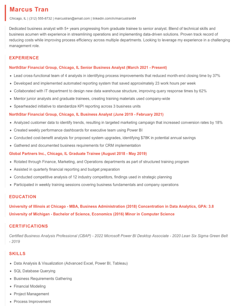 Graduate Trainee Resume Examples & Templates 2025 - Resume.AI